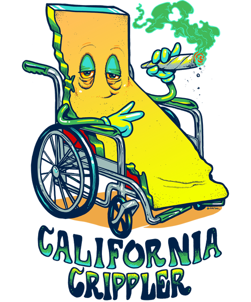 CA CRIPPLER MEN'S RINGER TEE